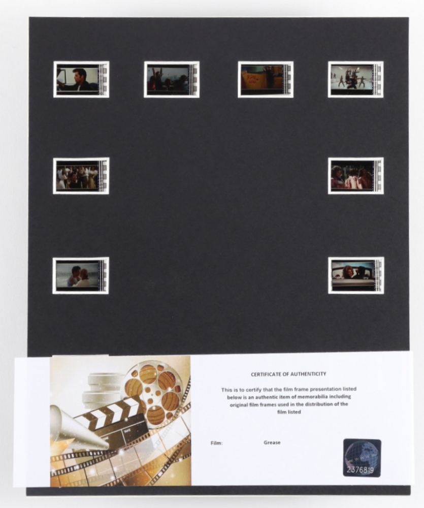 "Grease" LE 8x10 Custom Matted Original Film / Movie Cell Display ...