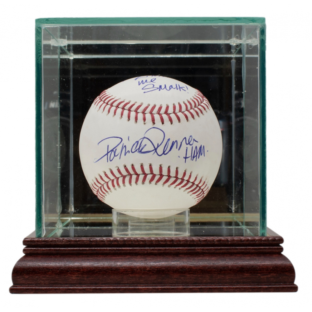 Patrick Renna Signed OML Baseball with Display Case Inscribed "Ham ...