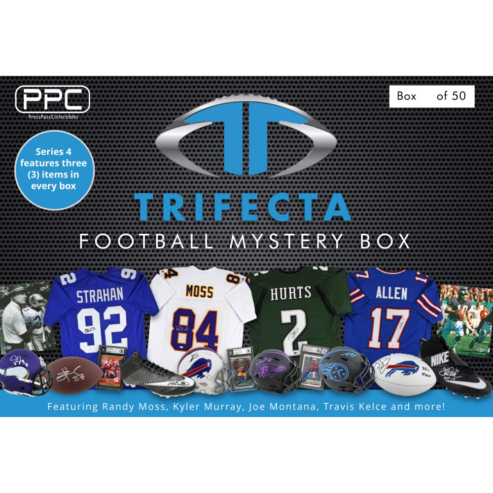 Press Pass Collectibles 2021 Football Trifecta Mystery Box – Series 4 ...