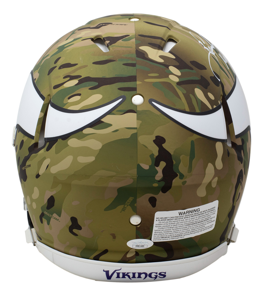 Herschel Walker Signed Vikings Full-Size Authentic On-Field Camo ...
