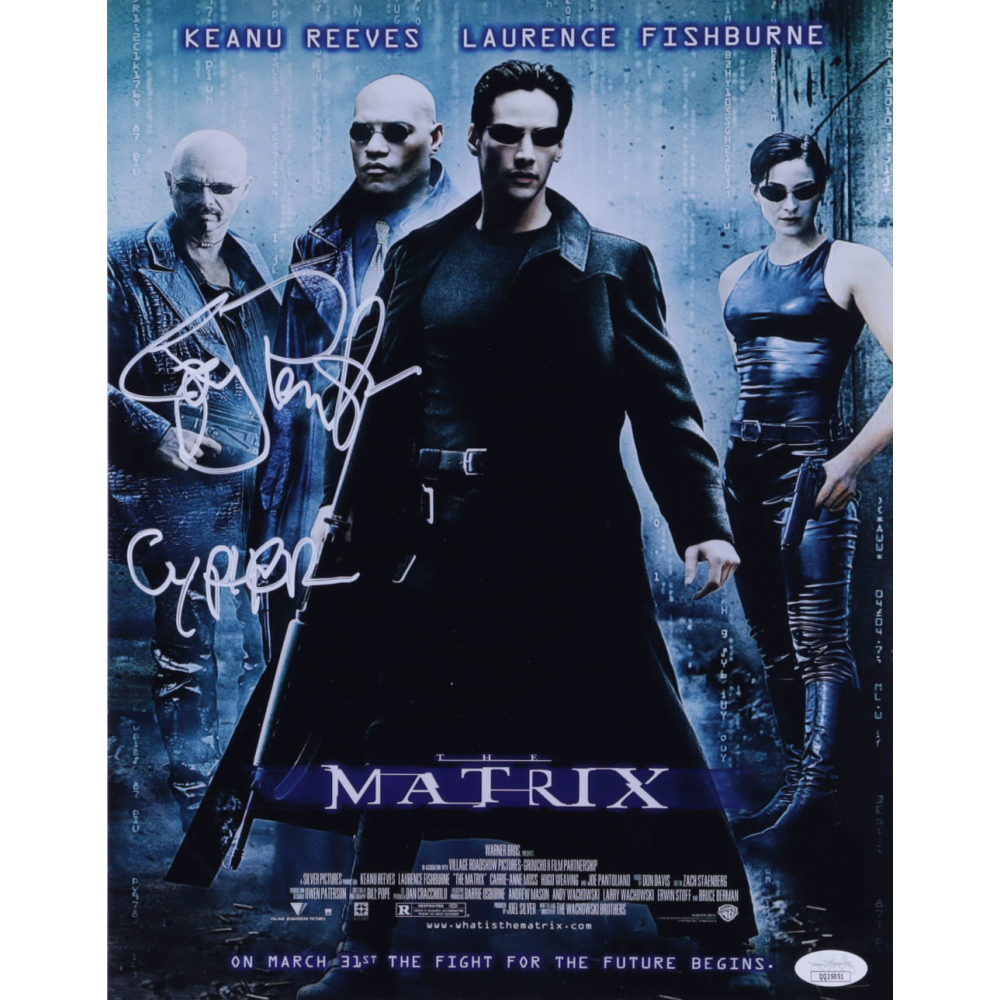 Joe Pantoliano Signed "The Matrix" 11x14 Photo Inscribed "Cypher" (JSA ...