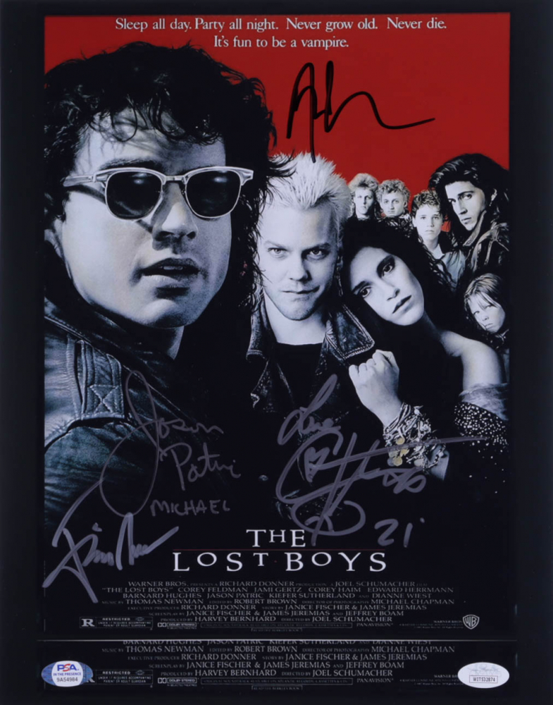 "The Lost Boys" 11x14 Photo Signed by Jamison Newlander, Corey Feldman ...