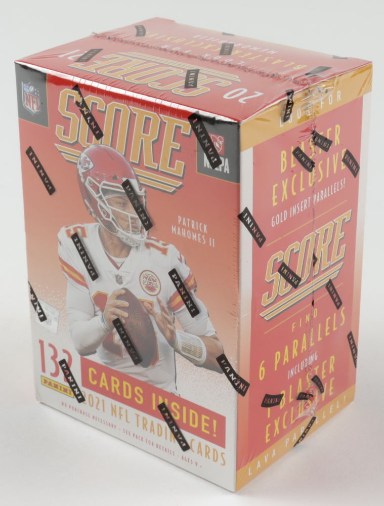 2021 Panini Score Football Blaster Box with (11) Packs | Pristine Auction
