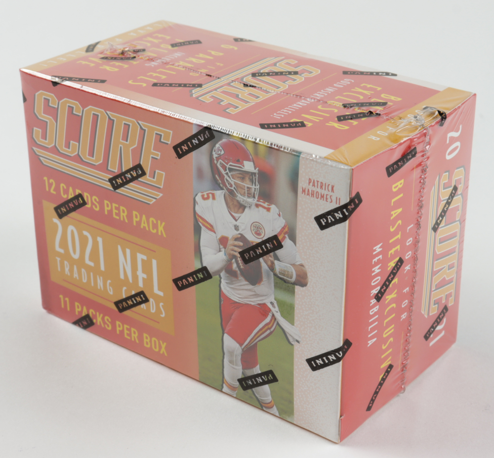 2021 Panini Score Football Blaster Box with (11) Packs | Pristine Auction