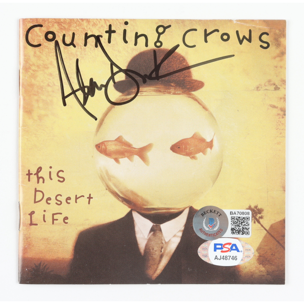 Adam Duritz Signed Counting Crows "This Desert Life" CD Album Cover ...
