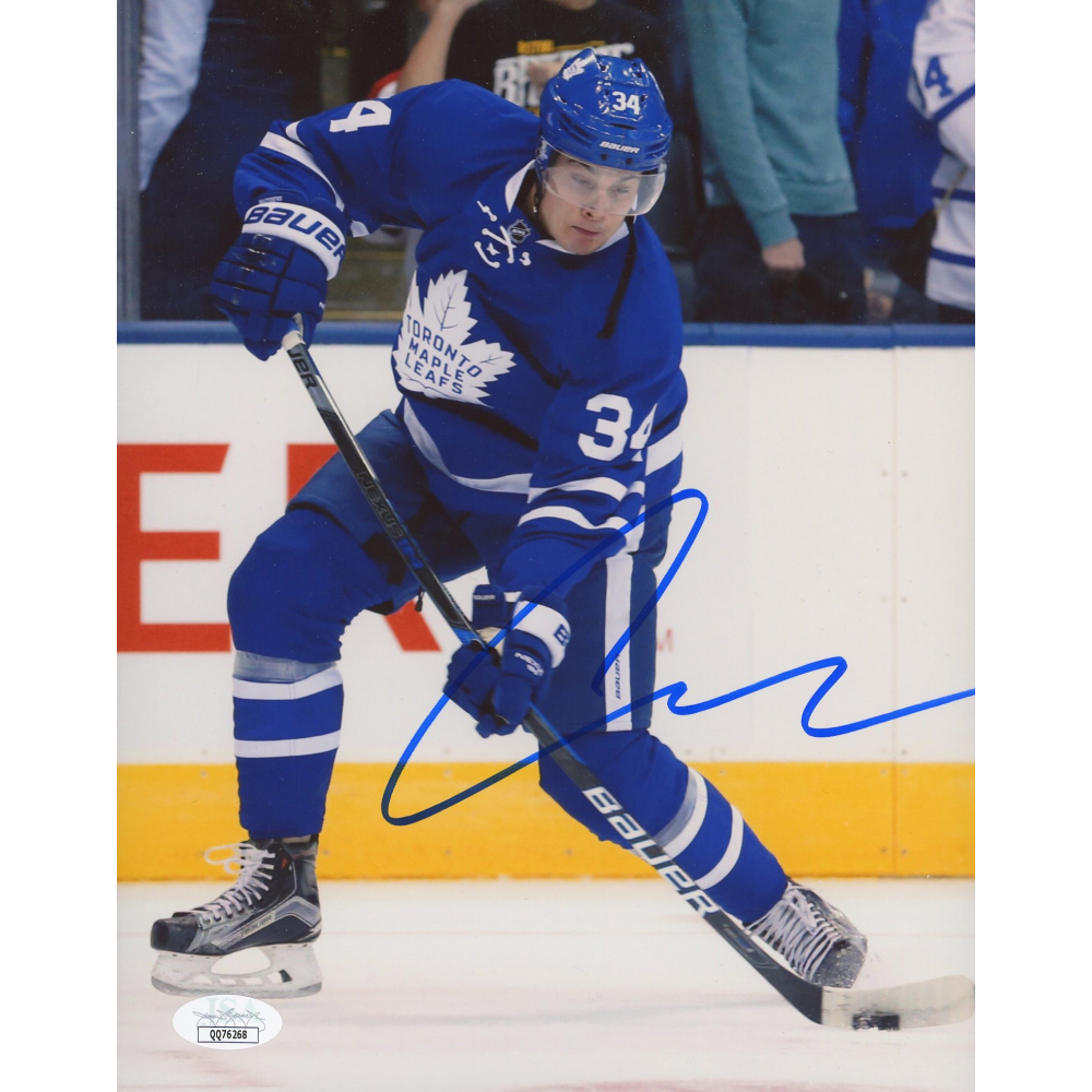 Auston Matthews Signed Maple Leafs 8x10 Photo (JSA COA) | Pristine Auction