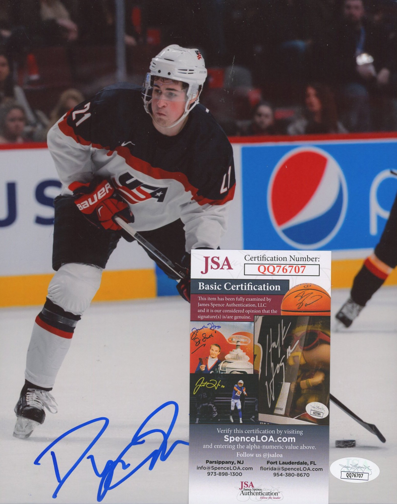Dylan Larkin Signed Team USA 8x10 Photo (JSA COA) | Pristine Auction