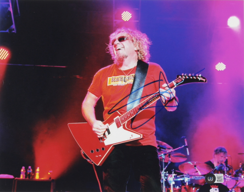 Sammy Hagar Signed Sammy Hagar and the Circle 11x14 Photo (Beckett COA ...