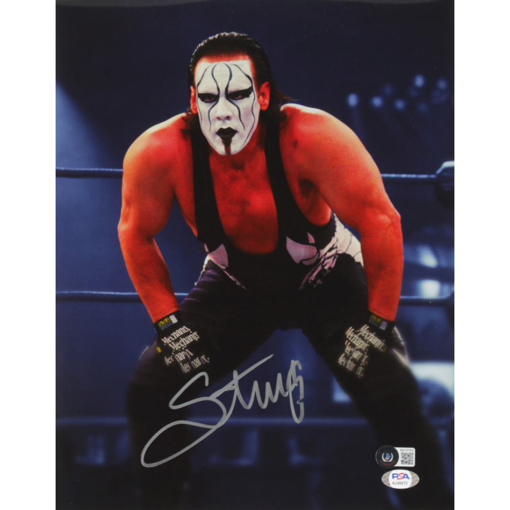 Sting Signed WWE 11x14 Photo (Beckett & PSA) | Pristine Auction