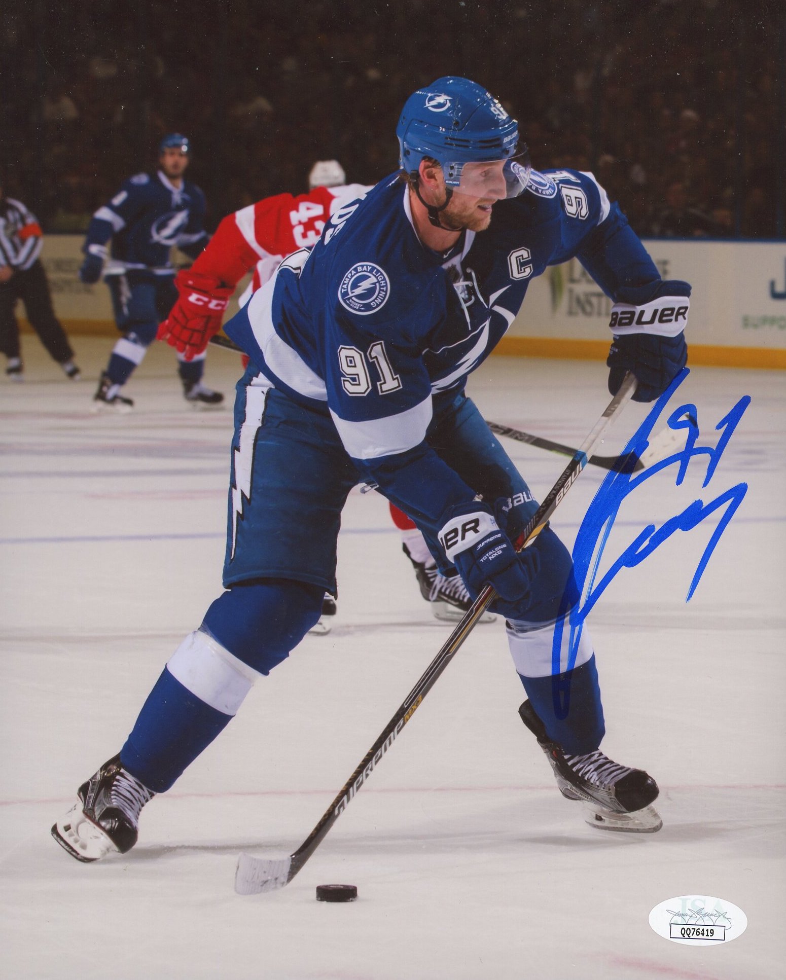 Steven Stamkos Signed Lightning 8x10 Photo (JSA COA) | Pristine Auction