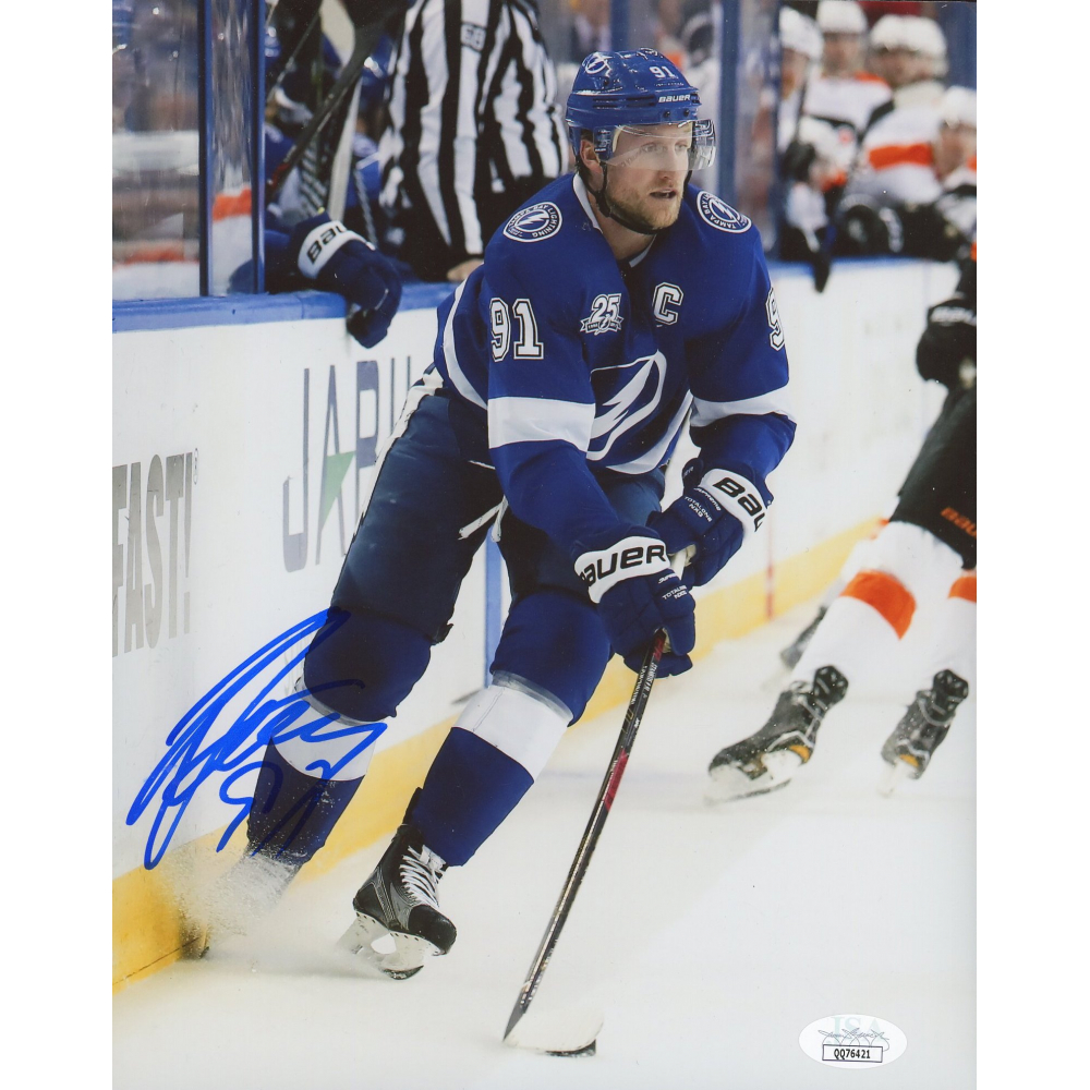 Steven Stamkos Signed Lightning 8x10 Photo (JSA COA) | Pristine Auction