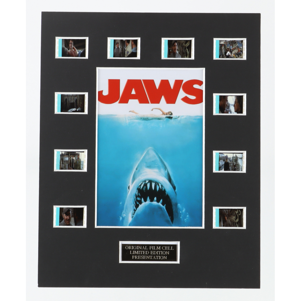 "Jaws" LE 8x10 Custom Matted Original Film / Movie Cell Display ...