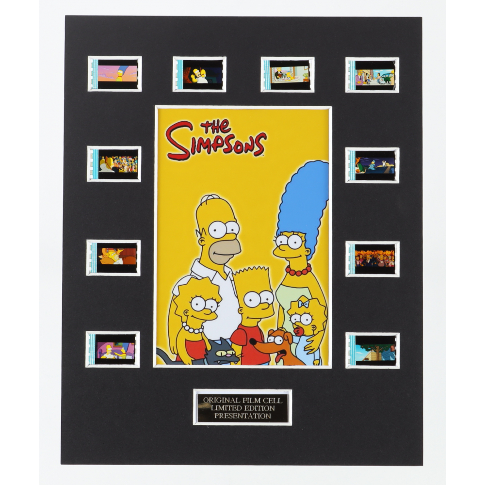 "The Simpsons" LE 8x10 Custom Matted Original Film / Movie Cell Display ...