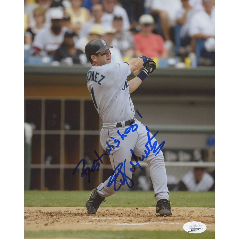 Edgar Martinez Signed Mariners 8x10 Photo Inscribed "Best Wishes!" (JSA ...