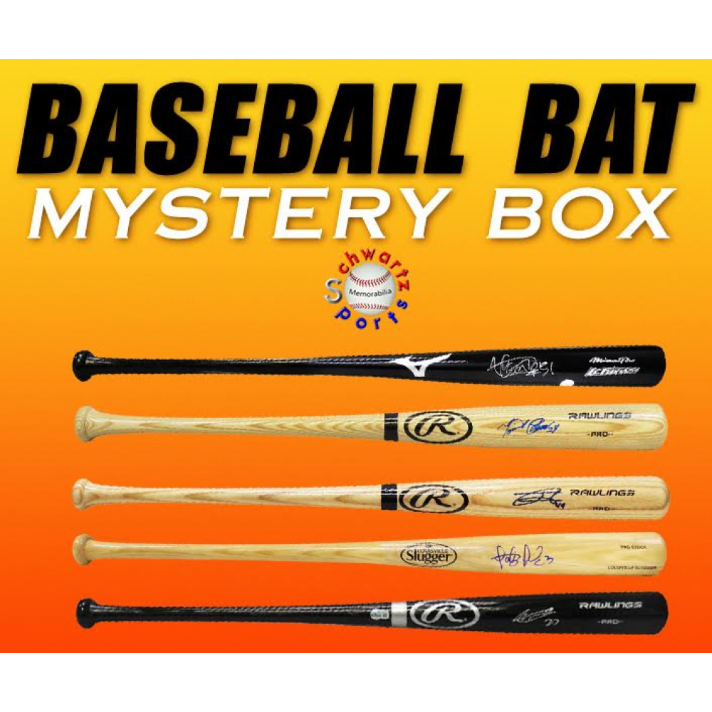 Schwartz Sports Full-Size Baseball Bat Signed Mystery Box – Series 16 ...