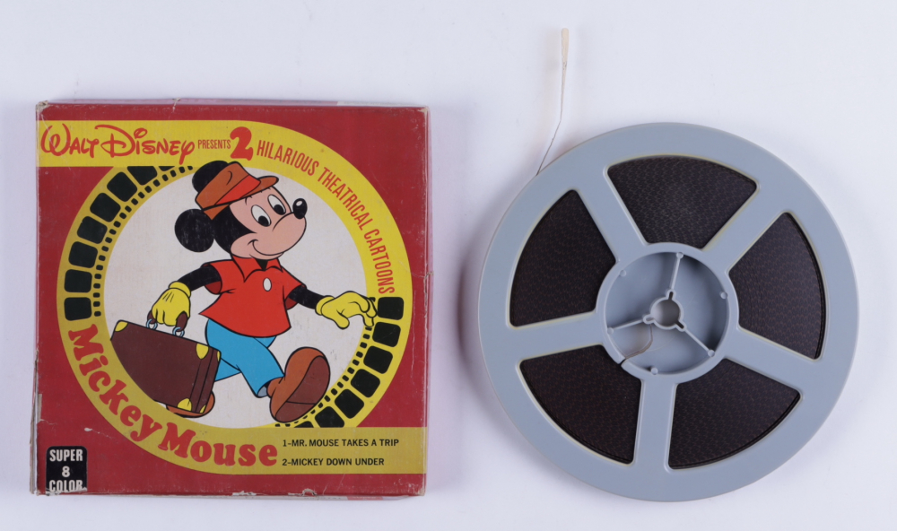 Vintage Walt Disney's "Mickey Mouse Theatrical Cartoons" 8mm Film Reel ...