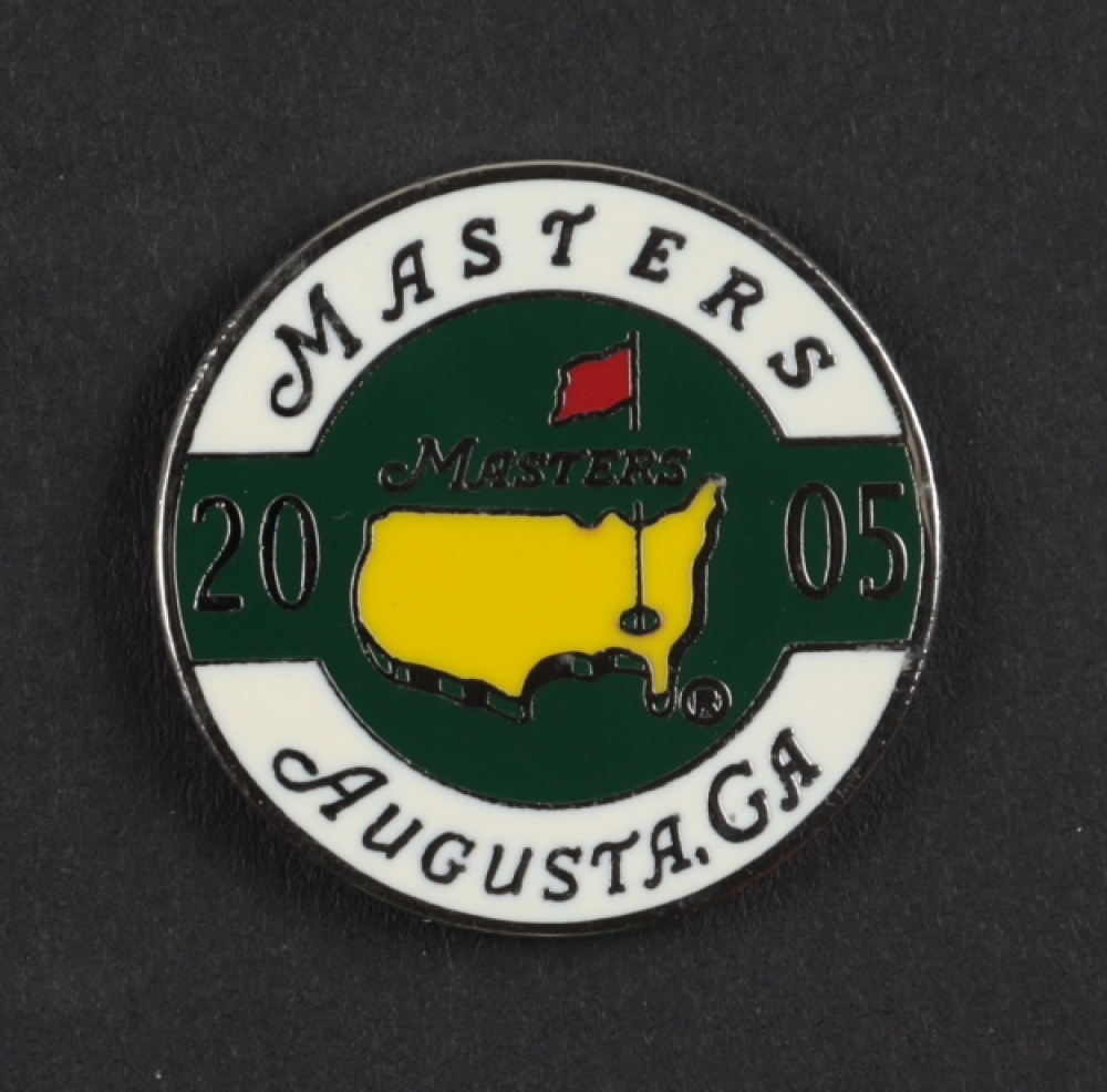 2005 Masters 17x22 Custom Framed Photo Display with Official Augusta ...