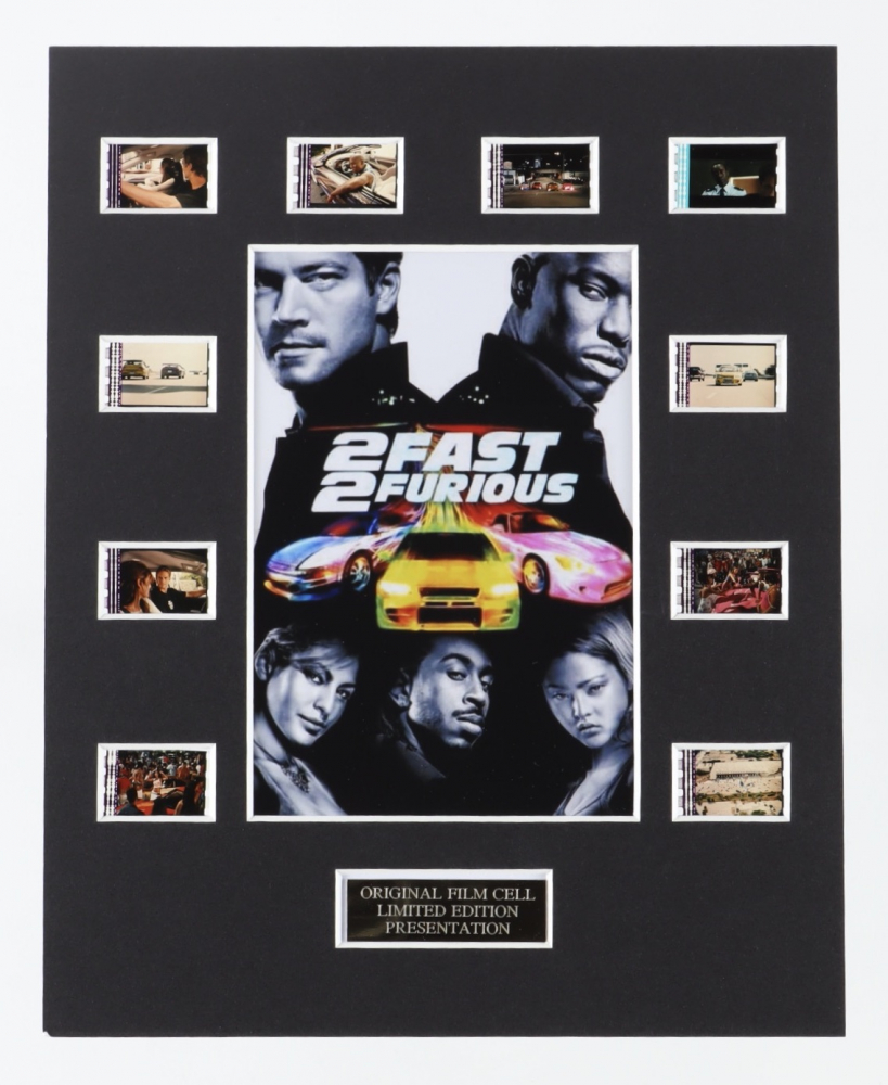 "2 Fast 2 Furious" LE 8x10 Custom Matted Original Film / Movie Cell ...