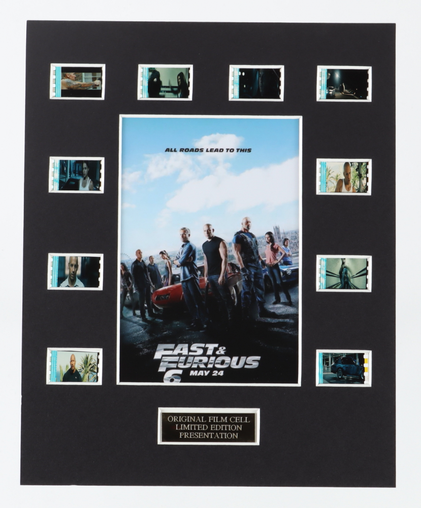 "Fast & Furious 6" LE 8x10 Custom Matted Original Film / Movie Cell ...