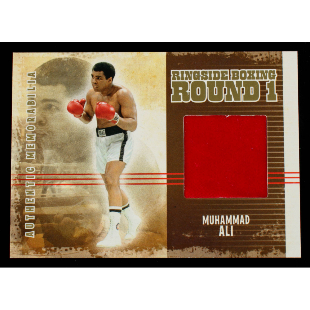 Muhammad Ali 2010 Ringside Boxing Round One Authentic Memorabilia Gold ...