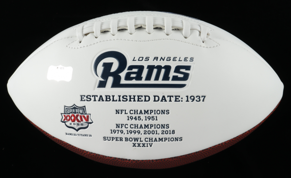 Trent Green Signed Rams Logo Football (Radtke) | Pristine Auction