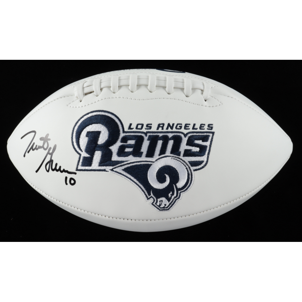 Trent Green Signed Rams Logo Football (Radtke) | Pristine Auction