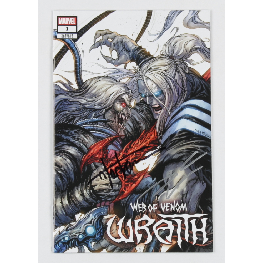 Donny Cates & Tyler Kirkham Signed 2020 "Web of Venom: Wraith" Issue #1 ...