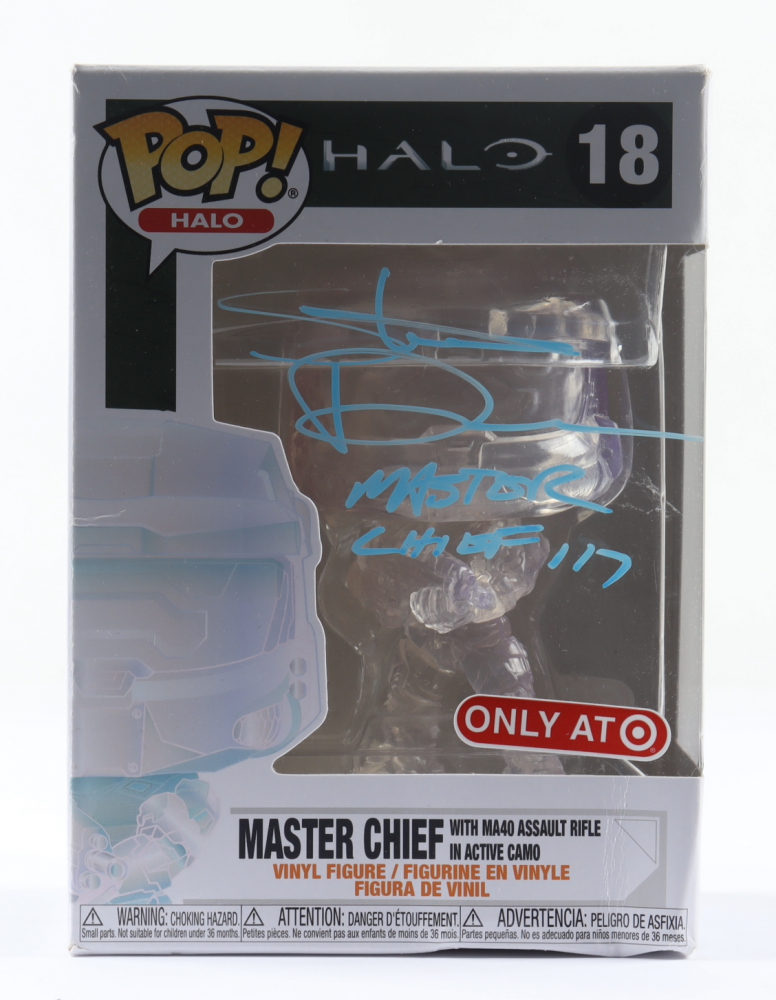 Steve Downes Signed "Halo" Master Chief with MA40 Assault Rifle In ...