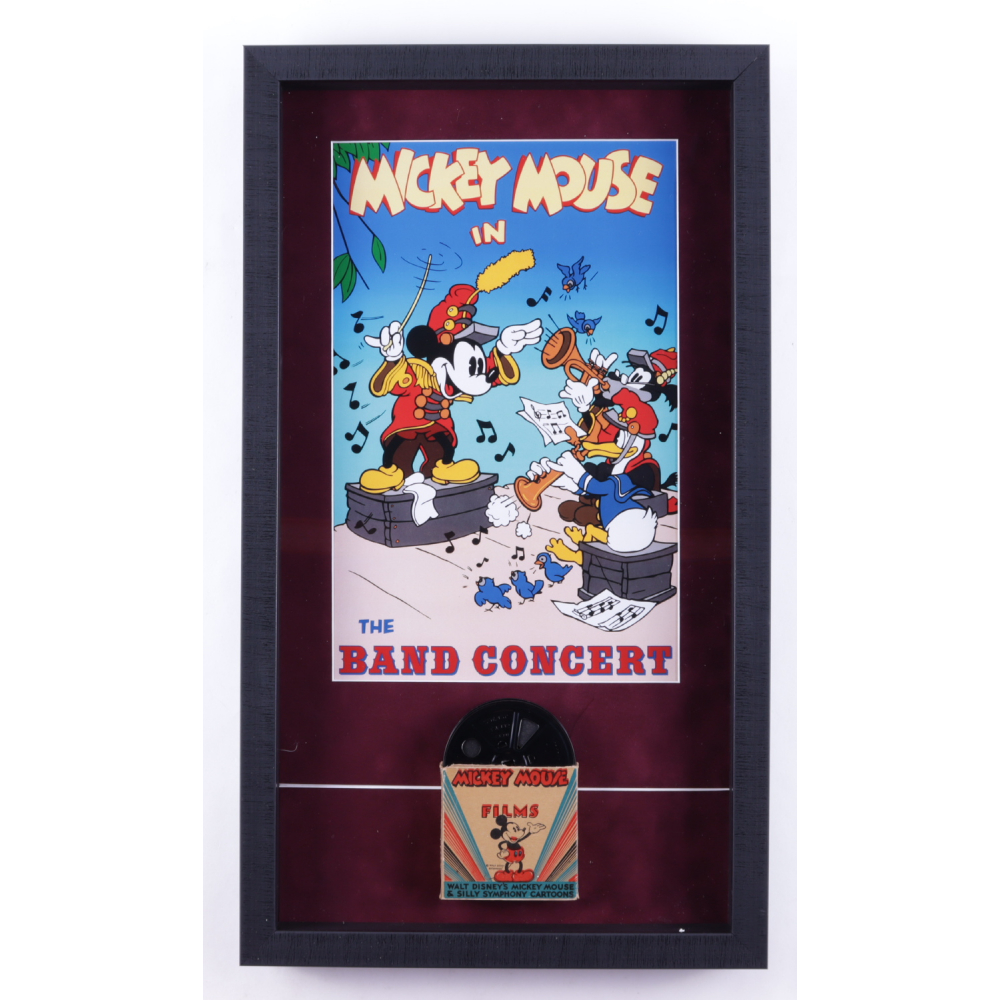 Vintage Walt Disney's Mickey Mouse 15x26 Custom Framed Shadowbox with ...