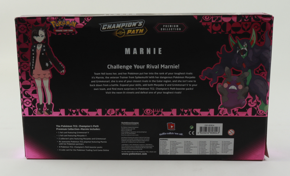 Pokemon Champion's Path Special Premium Collection Marnie Collection Box | Pristine Auction