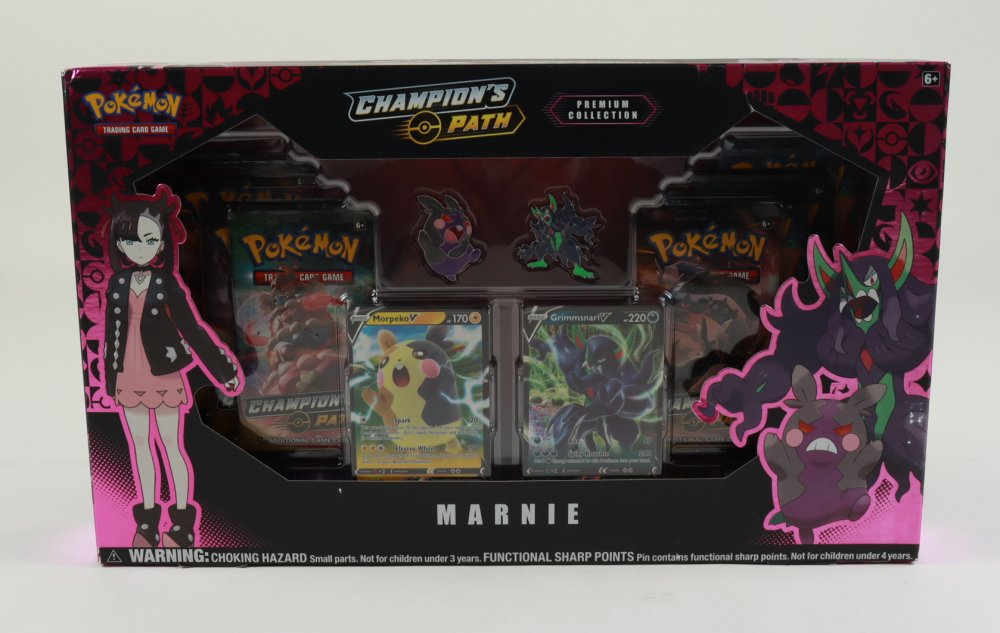 Pokemon Champion's Path Special Premium Collection Marnie Collection Box | Barnebys