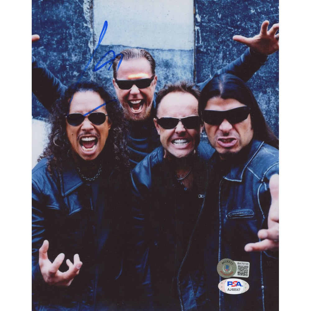 Lars Ulrich Signed "Metallica" 8x10 Photo (Beckett COA) | Pristine Auction