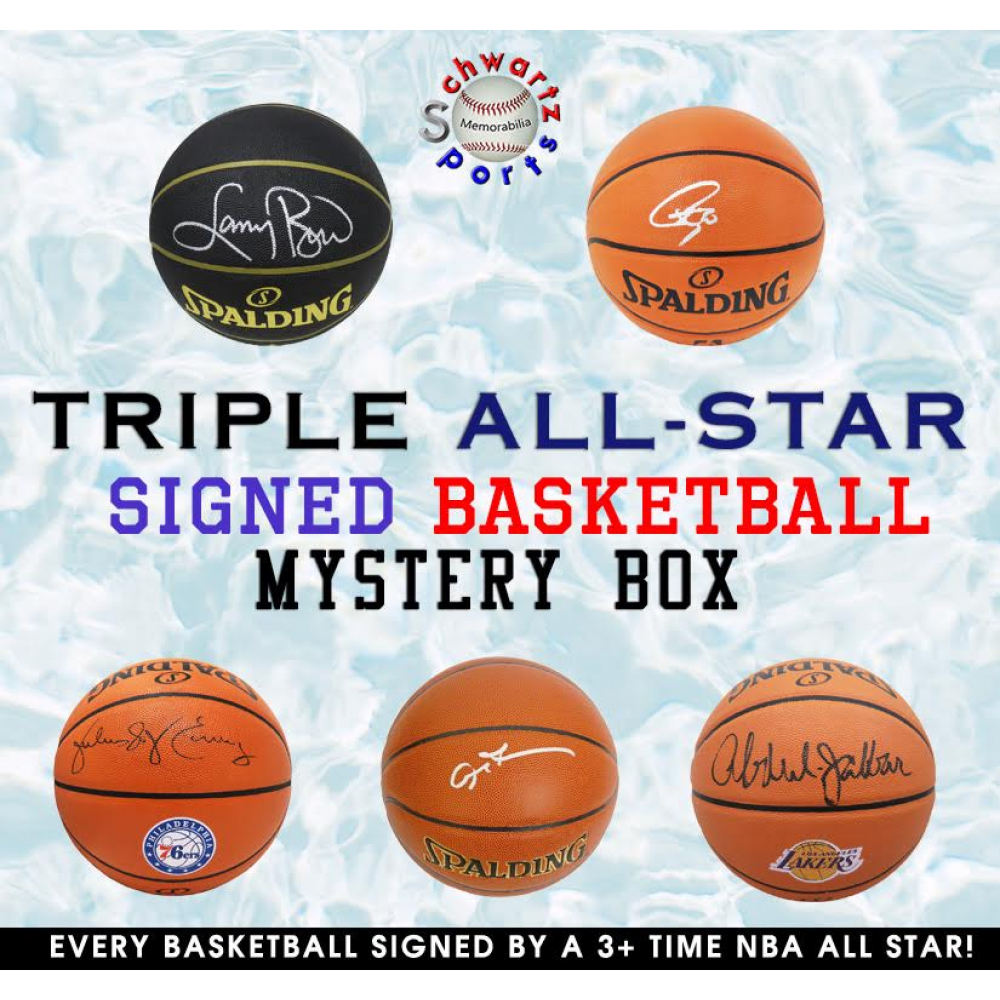 Schwartz Sports TRIPLE ALL-STAR SIGNED BASKETBALL MYSTERY BOX – Series ...