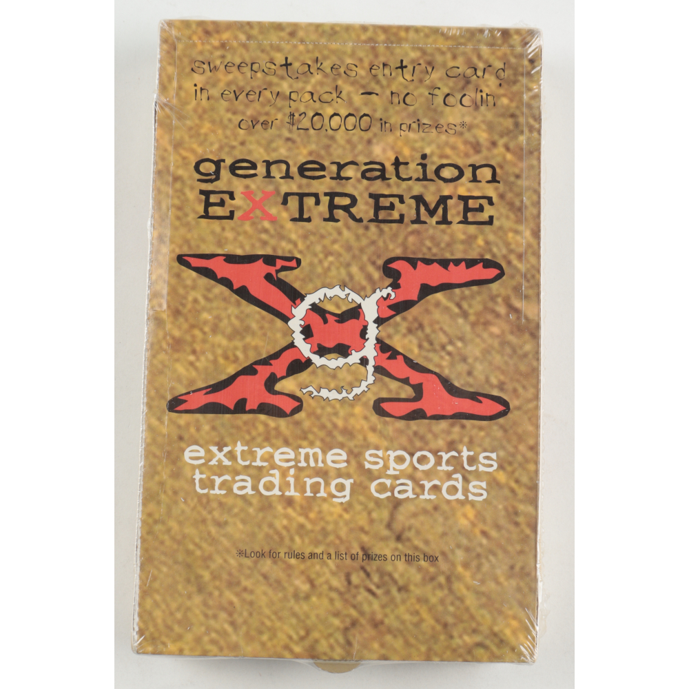 1994 Generation Extreme Sports Trading Cards Box with (24) Packs ...
