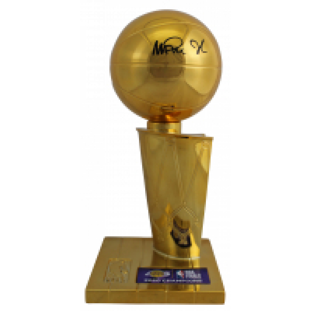 Magic Johnson Signed 2020 NBA Championship Replica Trophy (Johnson ...