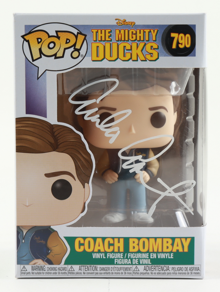 Emilio Estevez Signed "The Mighty Ducks" #790 Coach Bombay Funko Pop ...
