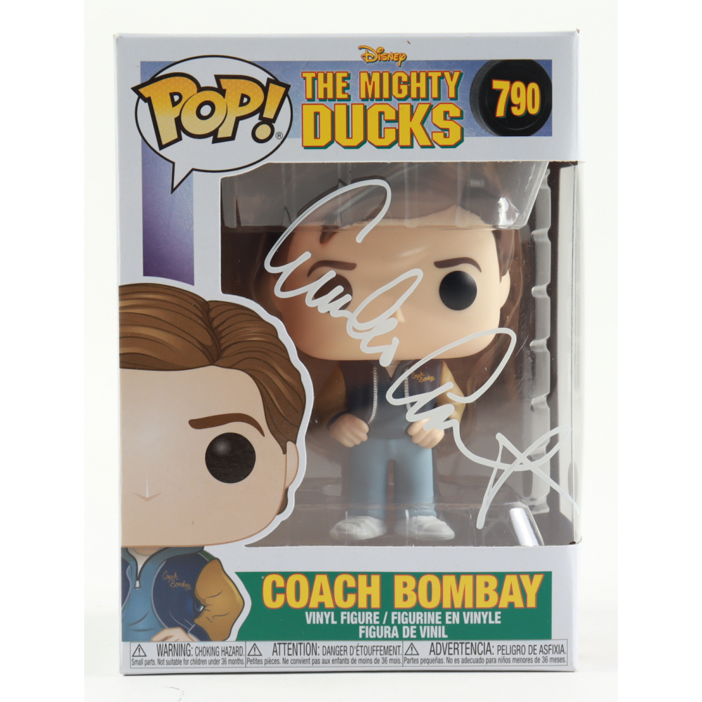 Emilio Estevez Signed "The Mighty Ducks" #790 Coach Bombay Funko Pop ...