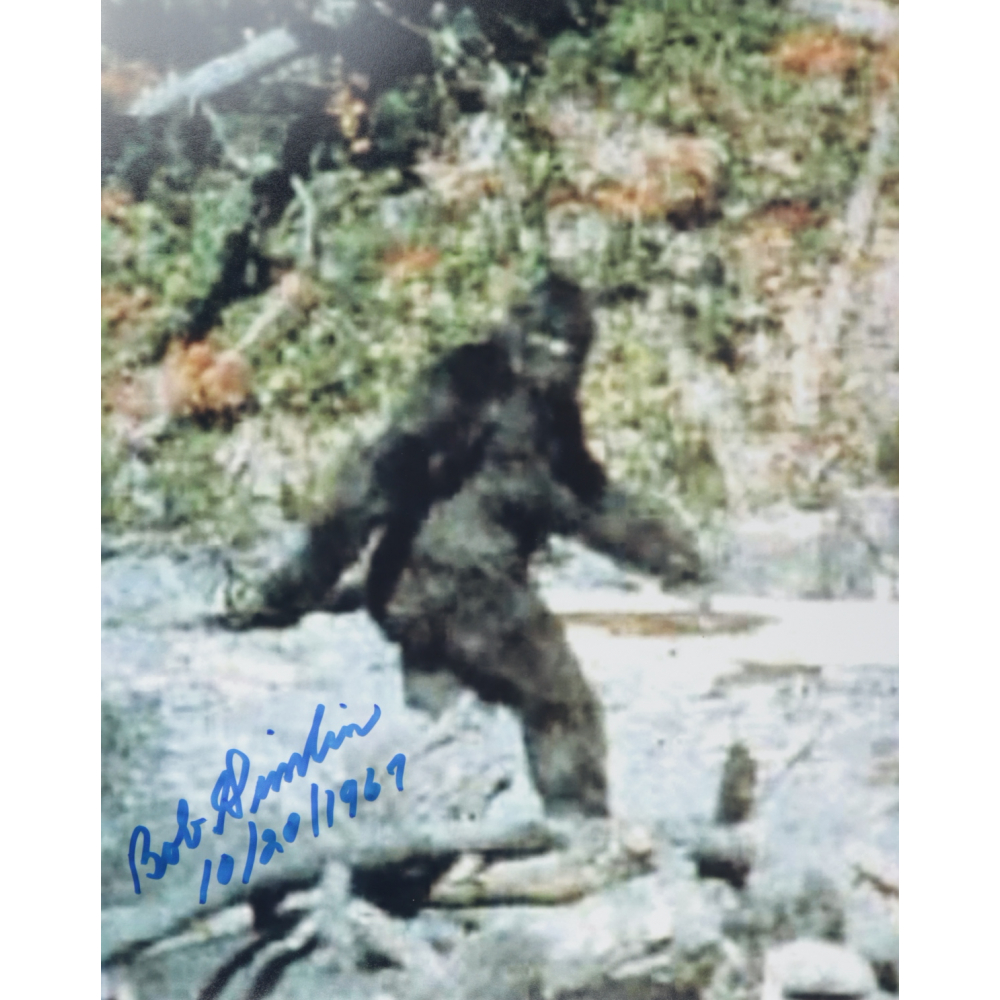 Robert "Bob" Gimlin Signed "Bigfoot" 8x10 Photo Inscribed "10/20/1967 ...