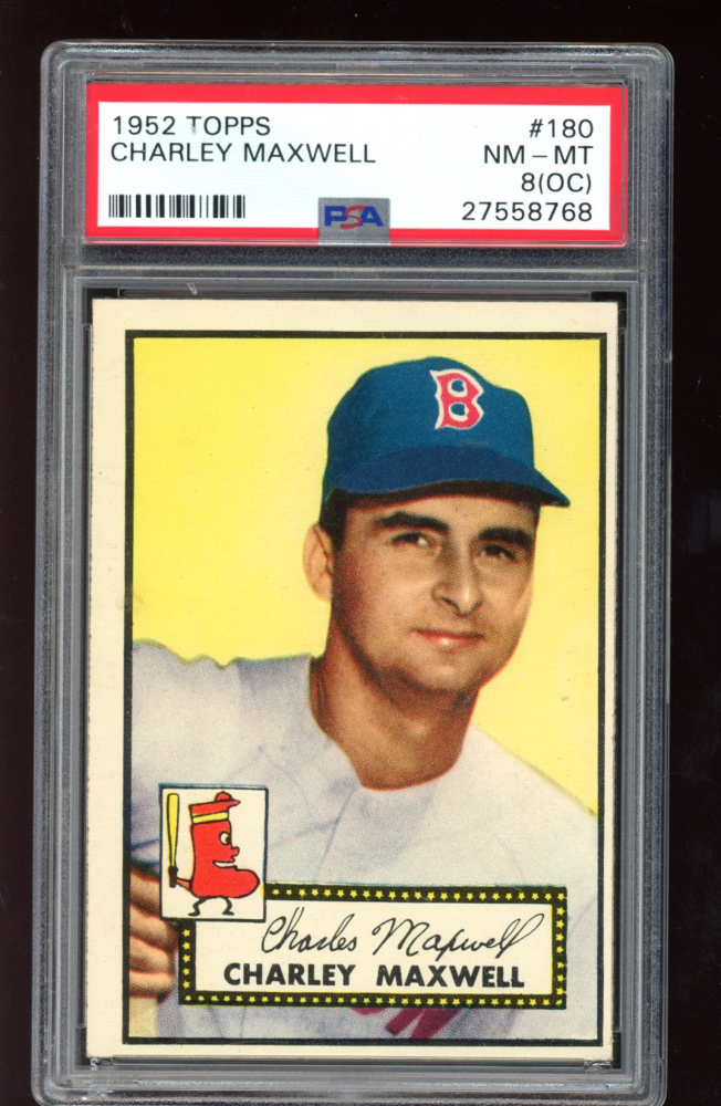 Charlie Maxwell 1952 Topps #180 RC (PSA 8) (OC) | Barnebys