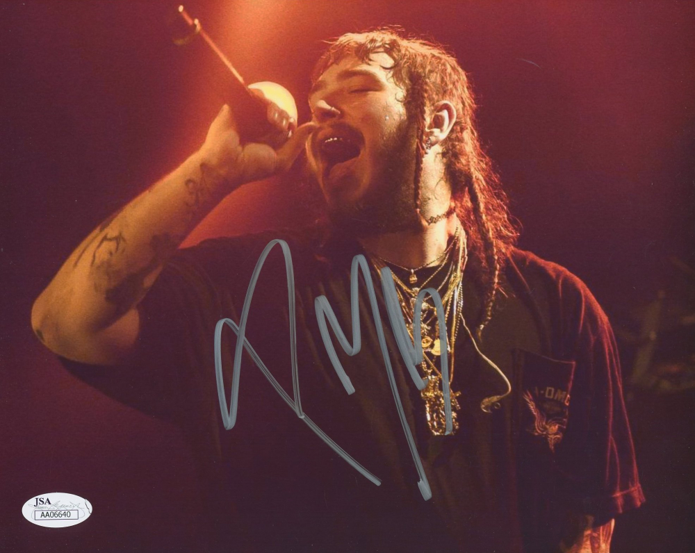 Post Malone Signed 8x10 Photo (JSA COA) | Pristine Auction