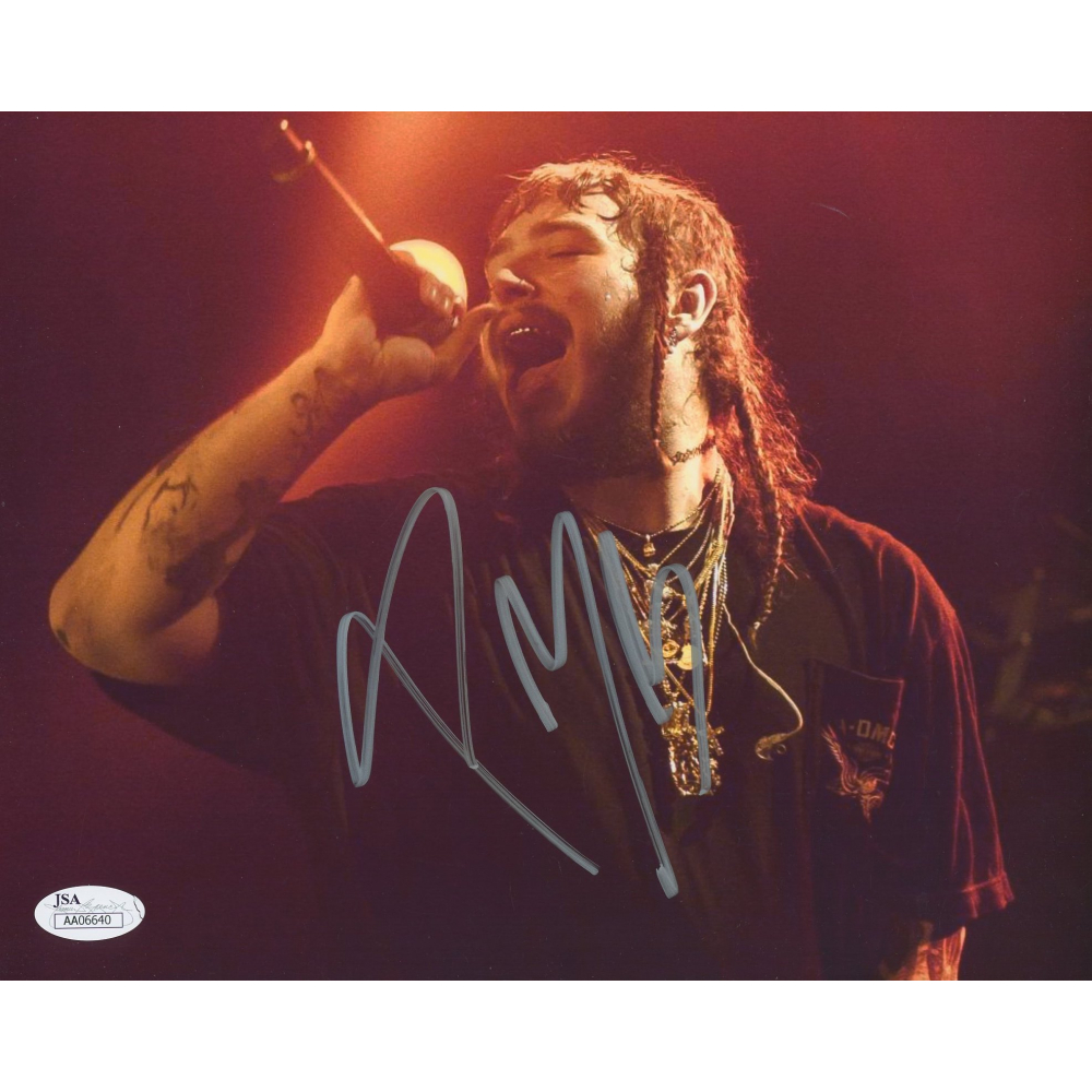 Post Malone Signed 8x10 Photo (JSA COA) | Pristine Auction