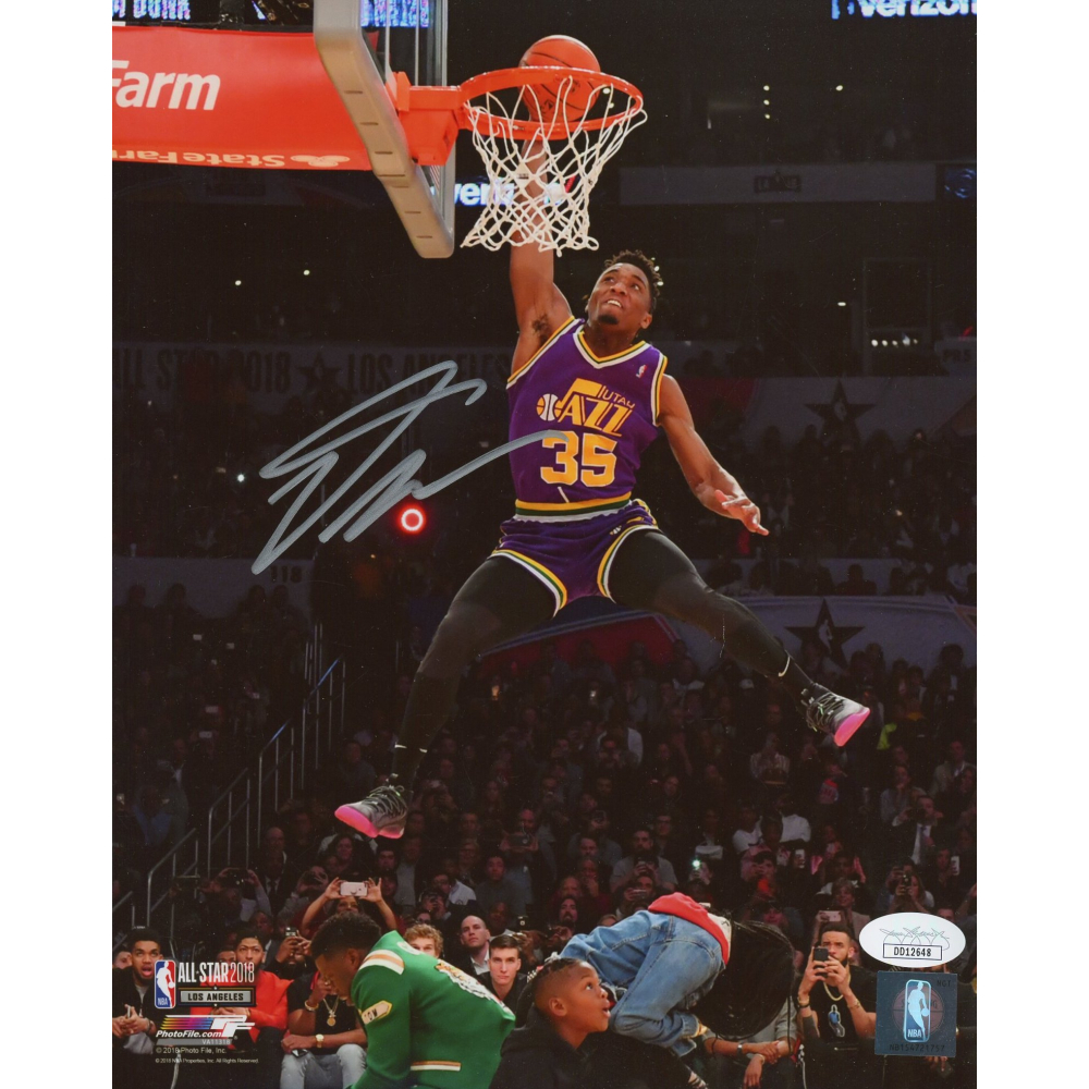 Donovan Mitchell Signed Jazz 8x10 Photo (JSA COA) | Pristine Auction