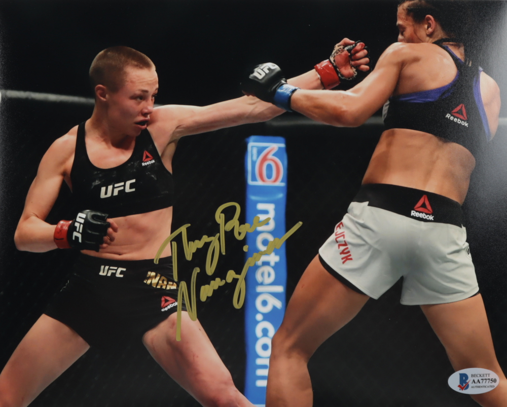 "Thug" Rose Namajunas Signed 8x10 Photo (Beckett COA) | Pristine Auction