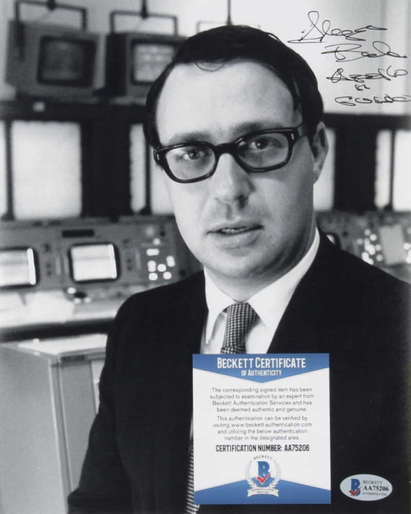 Steve Bales Signed 8x10 Photo Inscribed "Apollo 11 Guido" (Beckett COA ...
