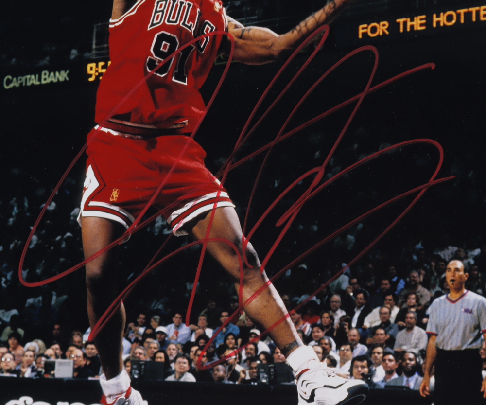 Dennis Rodman Signed Bulls 11x14 Photo (JSA COA) | Pristine Auction