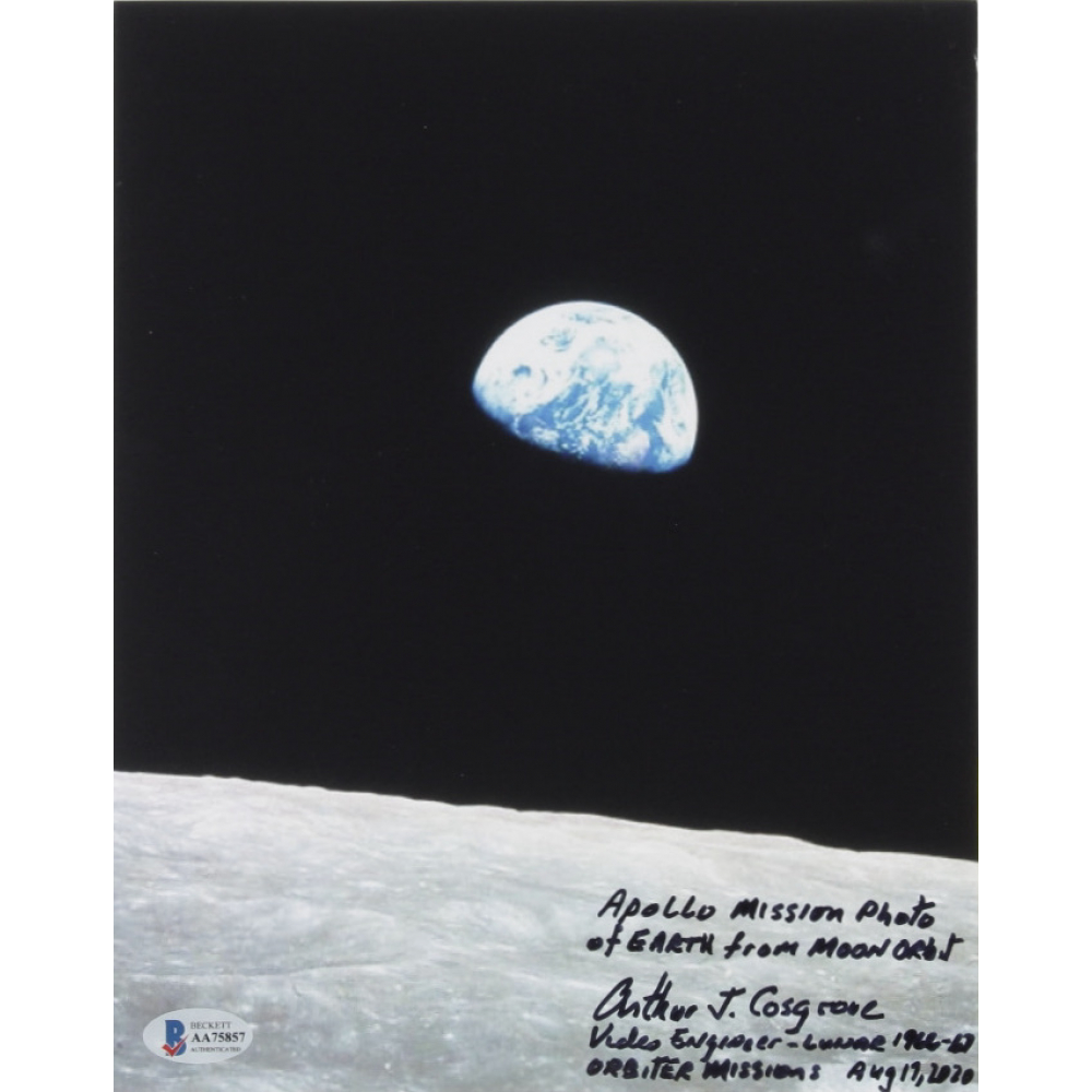 Arthur Cosgrove Signed 8x10 Photo with Extensive Inscription (Beckett ...