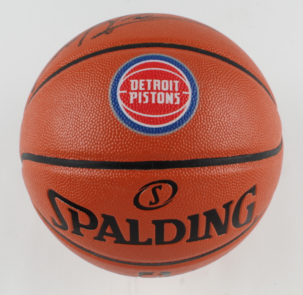 Dennis Rodman Signed Pistons Logo NBA Game Ball Series Basketball (JSA ...