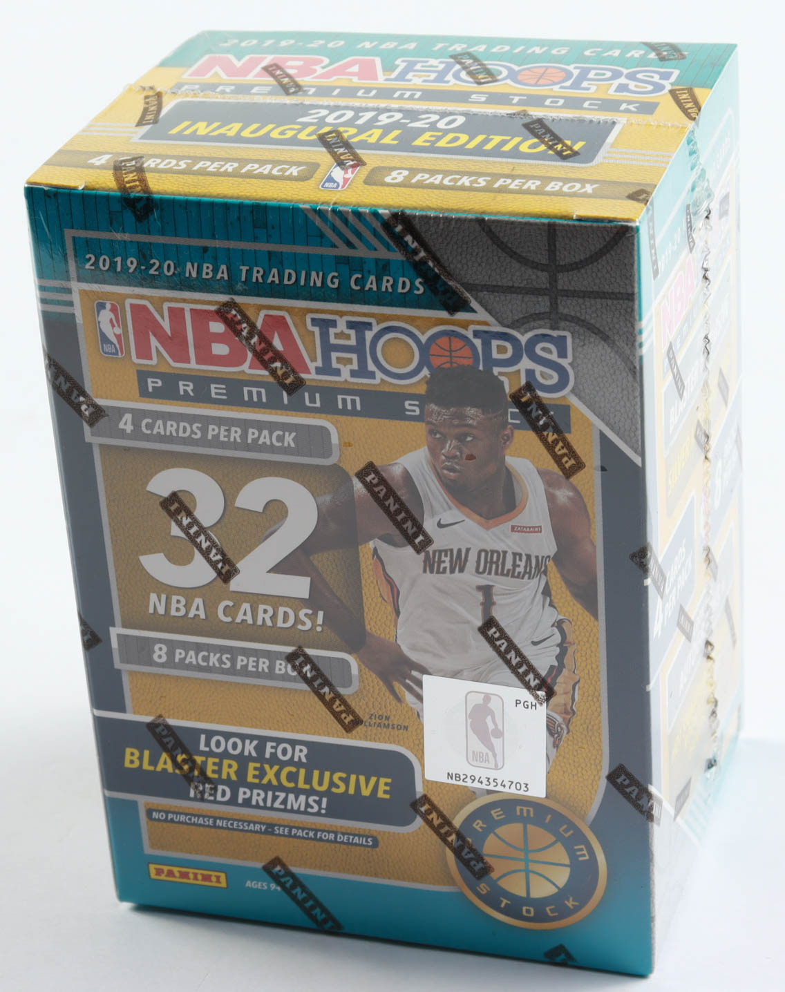 2019-20 Panini Hoops Premium Stock Basketball Blaster Box with (8 ...