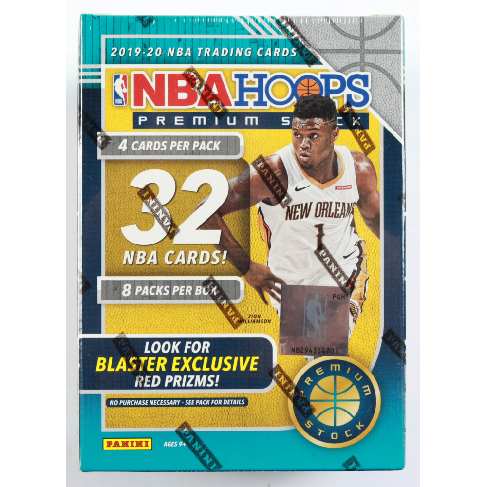 2019-20 Panini Hoops Premium Stock Basketball Blaster Box with (8 ...