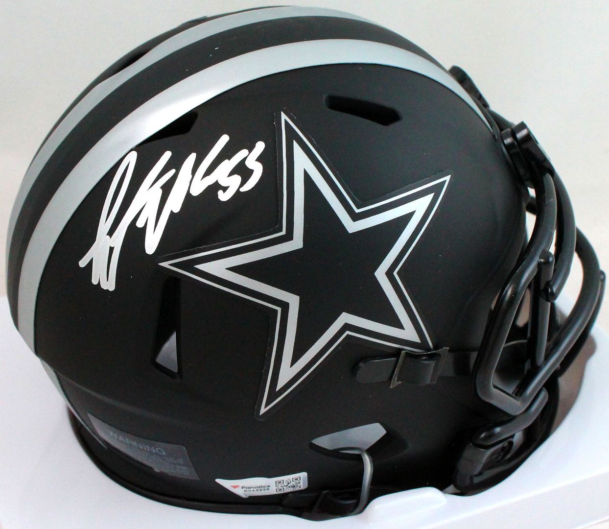 Leighton Vander Esch Signed Cowboys Eclipse Alternate Speed Mini Helmet ...